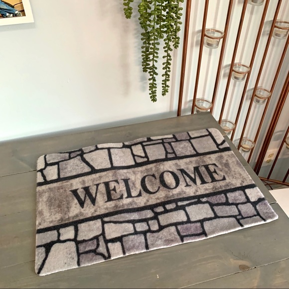 Accents | Grey Pebble Welcome Mat Indoor Outdoor Decor | Poshmark